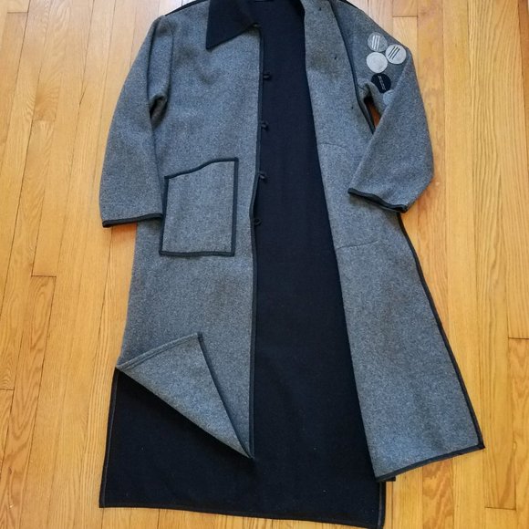 Alissa | Jackets & Coats | Alissa Artisan Design Grayblack Long 0 Wool ...